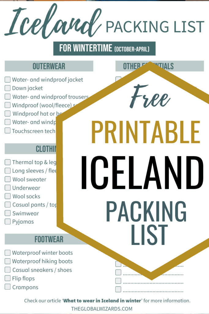 What To Wear In Iceland In Winter Iceland Packing List October April