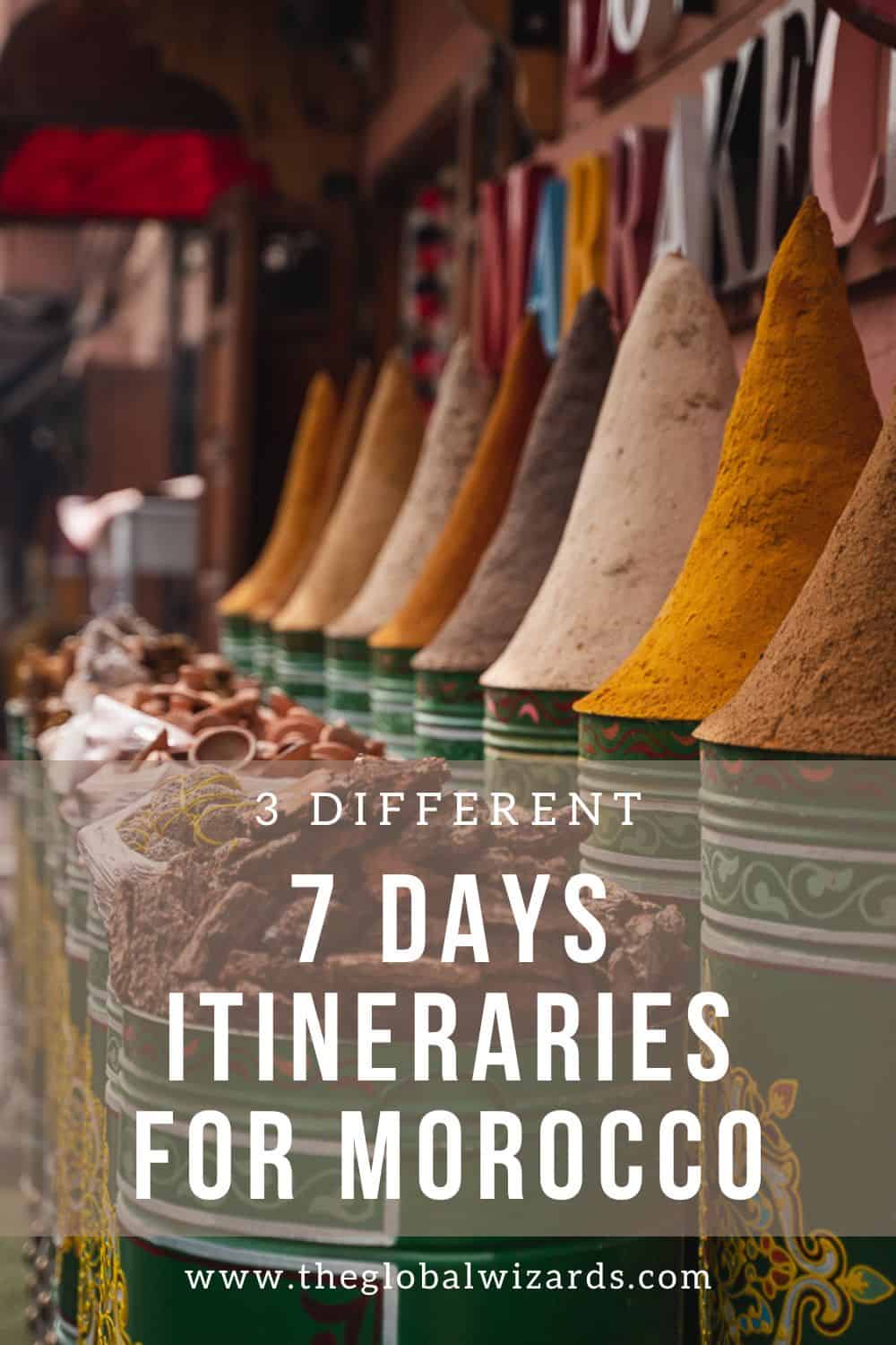 7 days in Morocco Itinerary: 3 amazing one-week trips · The Global ...
